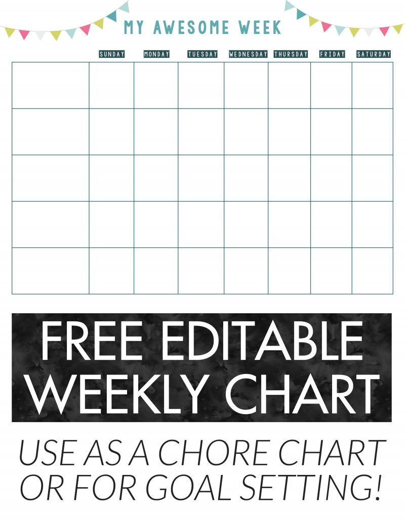 Goal Setting with My Preschooler + Free Weekly Printable - Meg O. on the Go