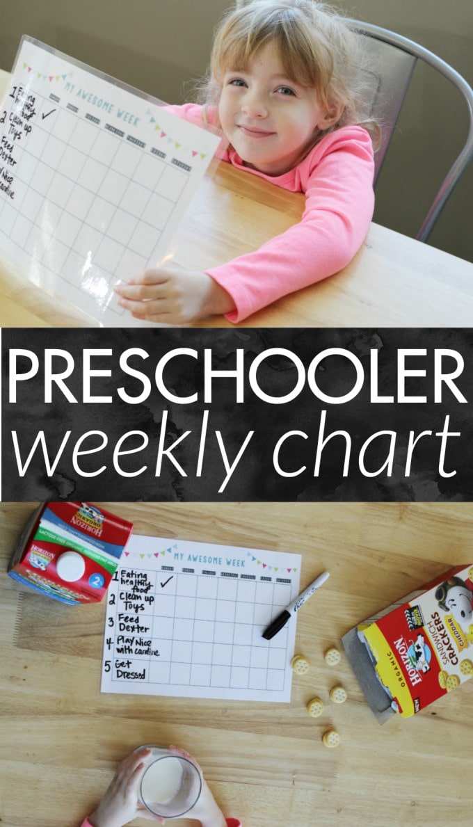 Goal Setting with My Preschooler + Free Weekly Printable - Meg O. on the Go