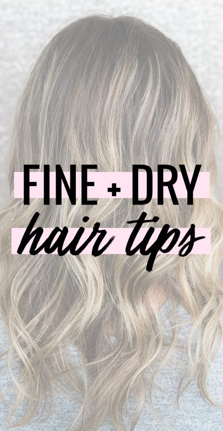 Tips for Fine and Dry Hair - Meg O. on the Go