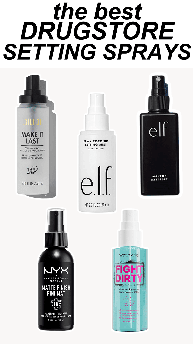 The BEST Drugstore Setting Sprays for All Skin Types